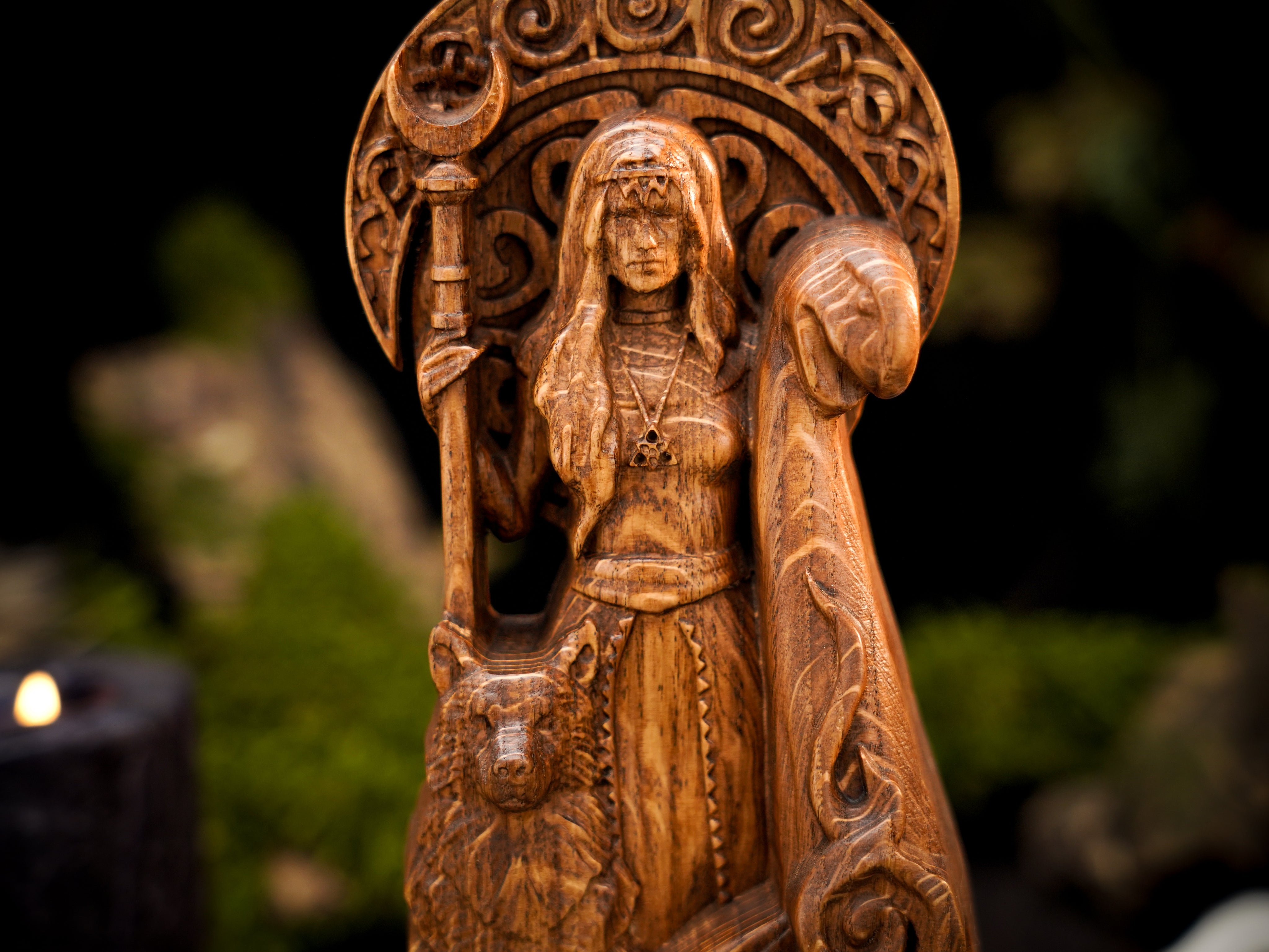 Cailleach goddess statue, Cailleach figurine – Valhallaworld