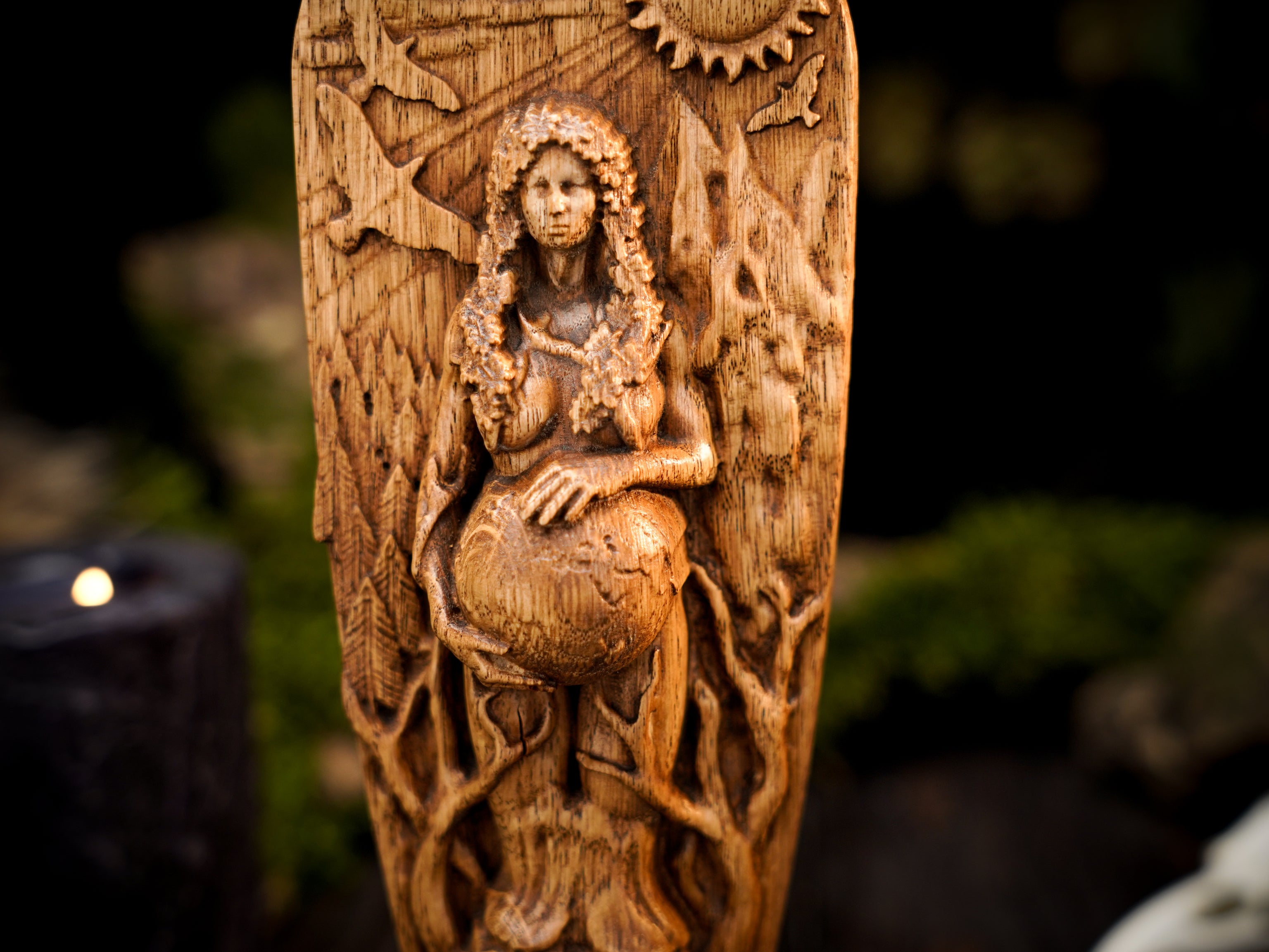 Gaia statue, Gaia goddess figurine – Valhallaworld