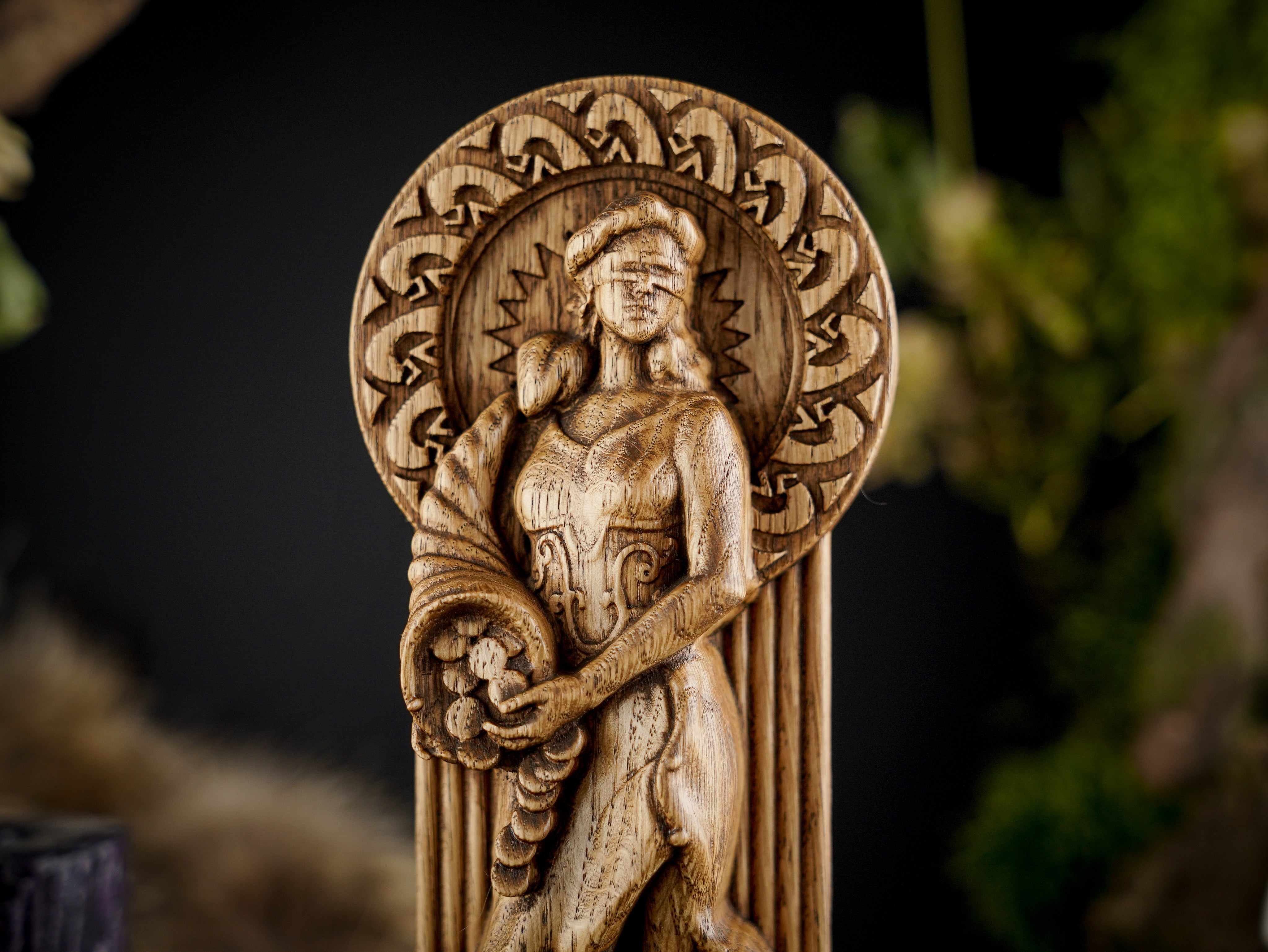 Fortuna statue, Fortuna goddess figurine – Valhallaworld