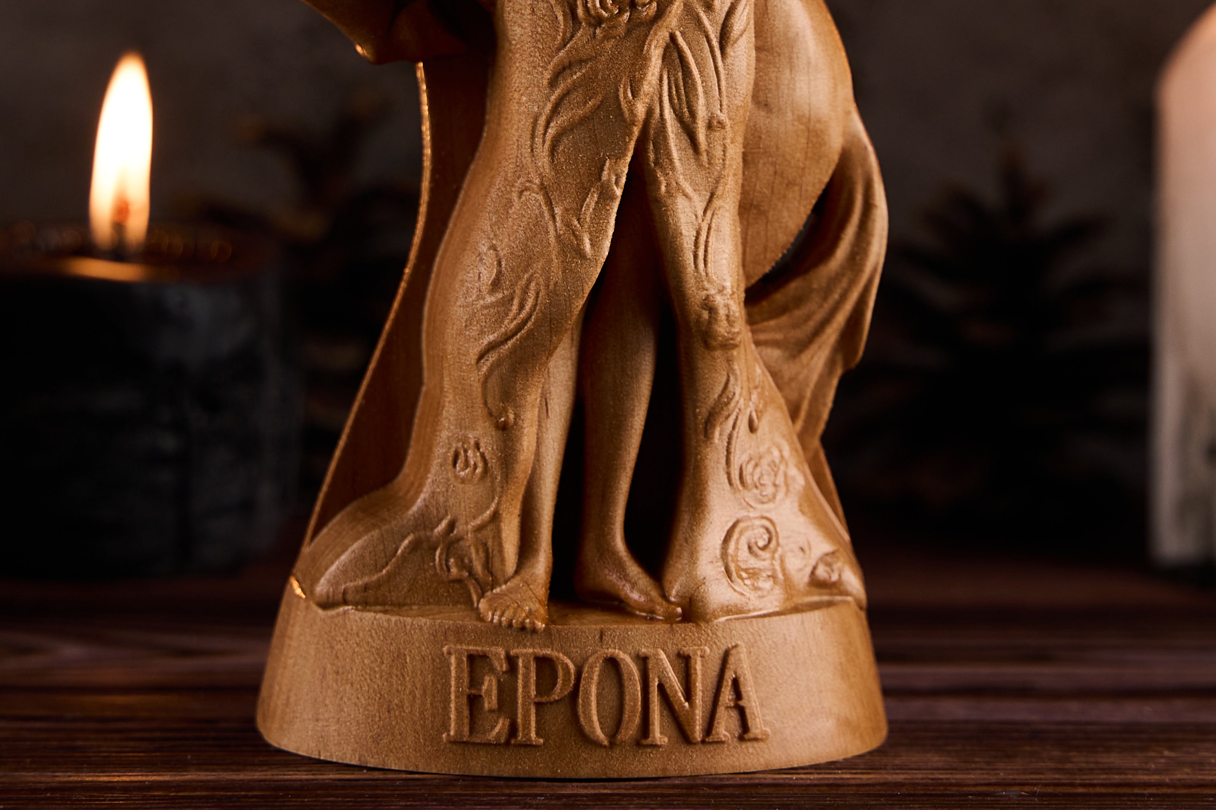 Oak Epona Celtic statue – Valhallaworld
