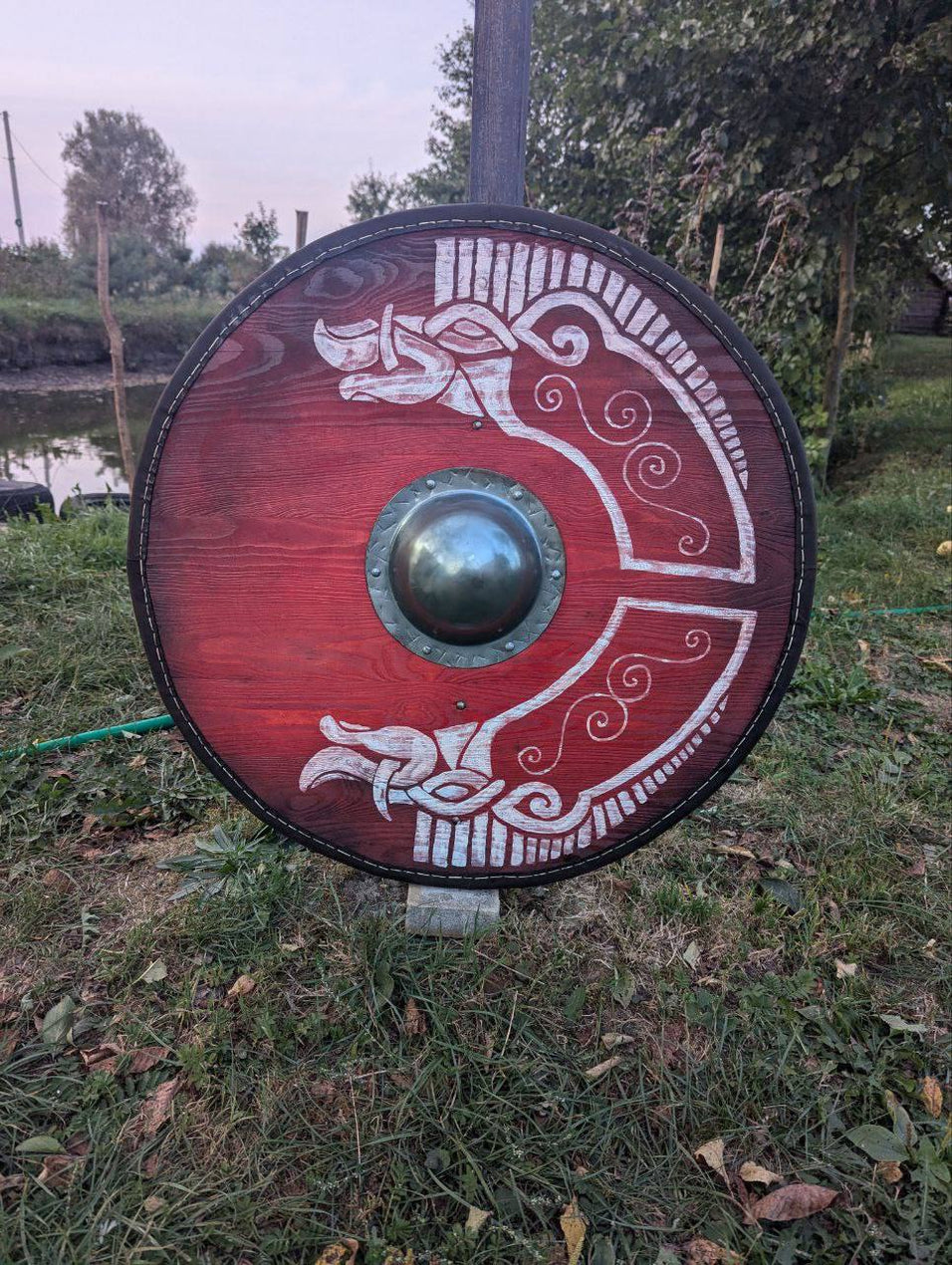 Viking shield Helm of Awe, Norse shield for sale – Valhallaworld