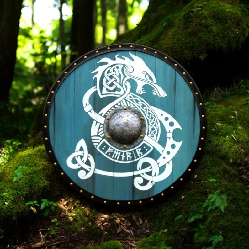 SCA shield for sale, round SCA shield, wooden SCA shield