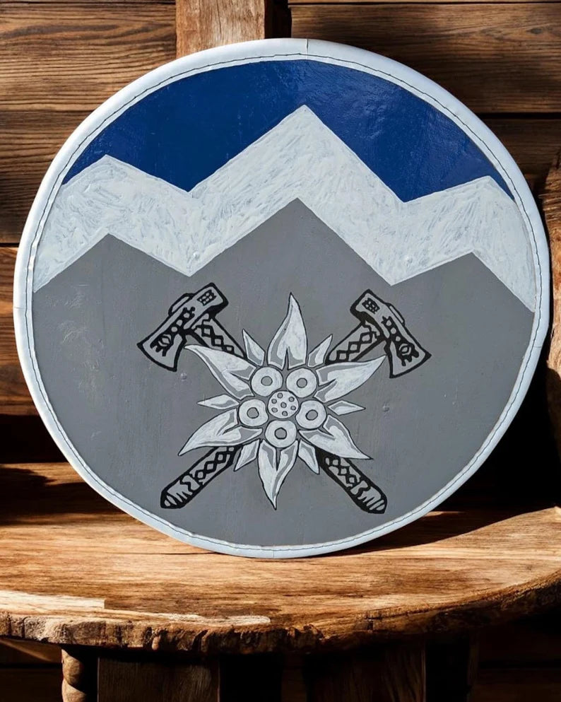 SCA shield for sale, round SCA shield, wooden SCA shield