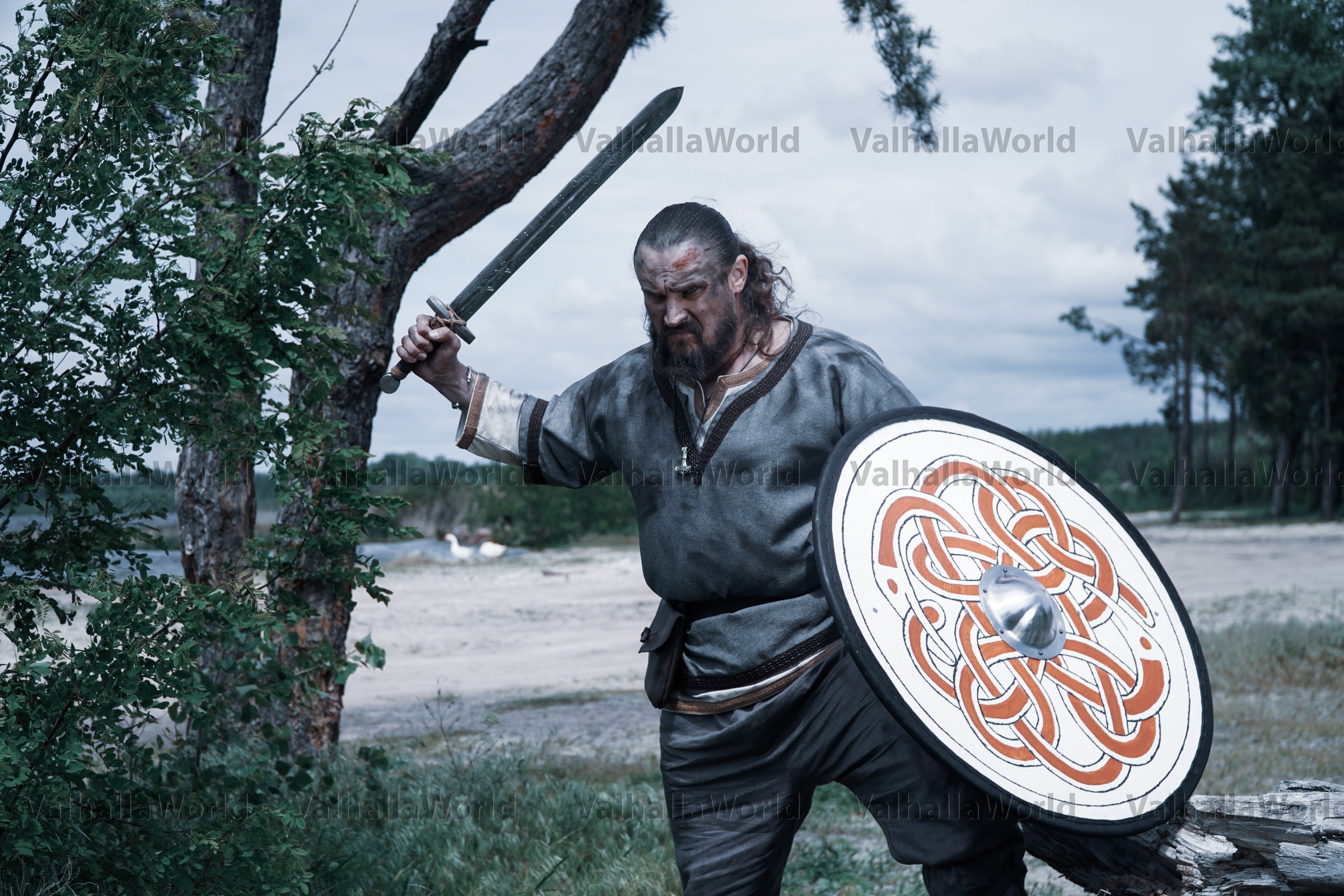 Viking shield, Jormungand shield, norse shield for sale