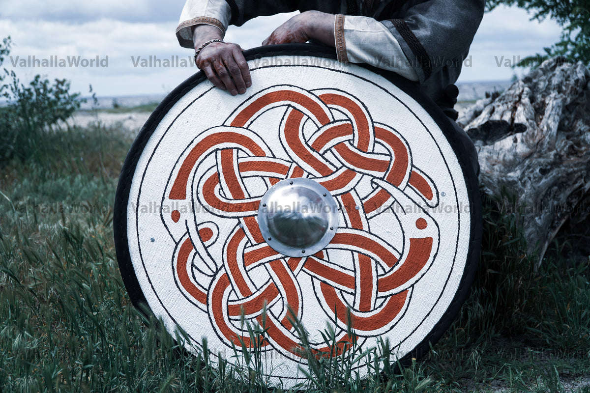 Viking shield, Jormungand shield, norse shield for sale