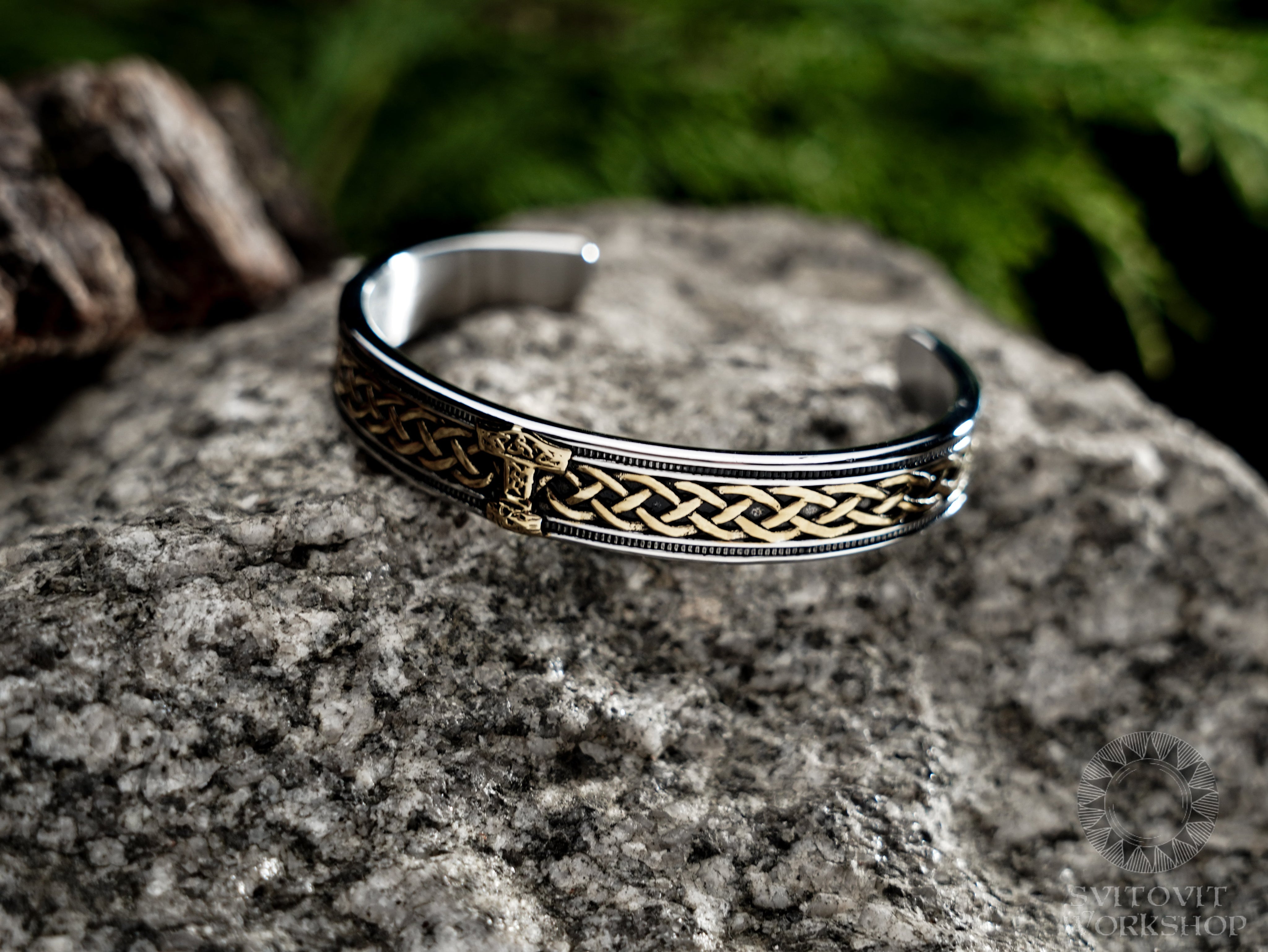 Thor Hammer Bangle, Handmade Viking Bracelets – Valhallaworld