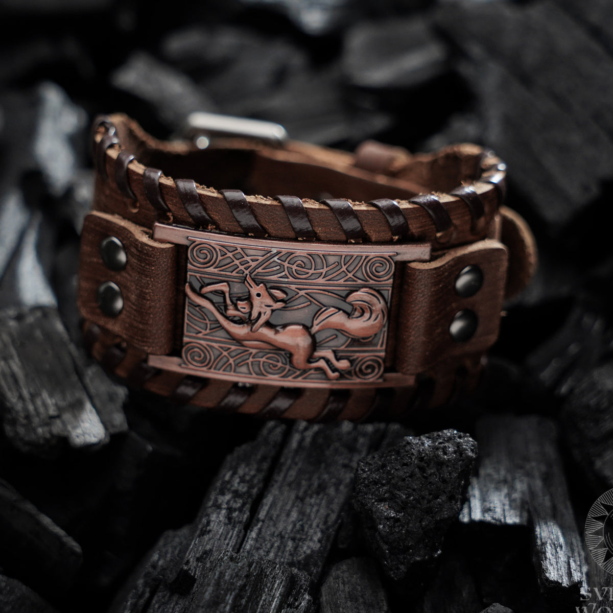 Sleipnir Viking Bracelet, Norse Leather Bracelets for sale – Valhallaworld