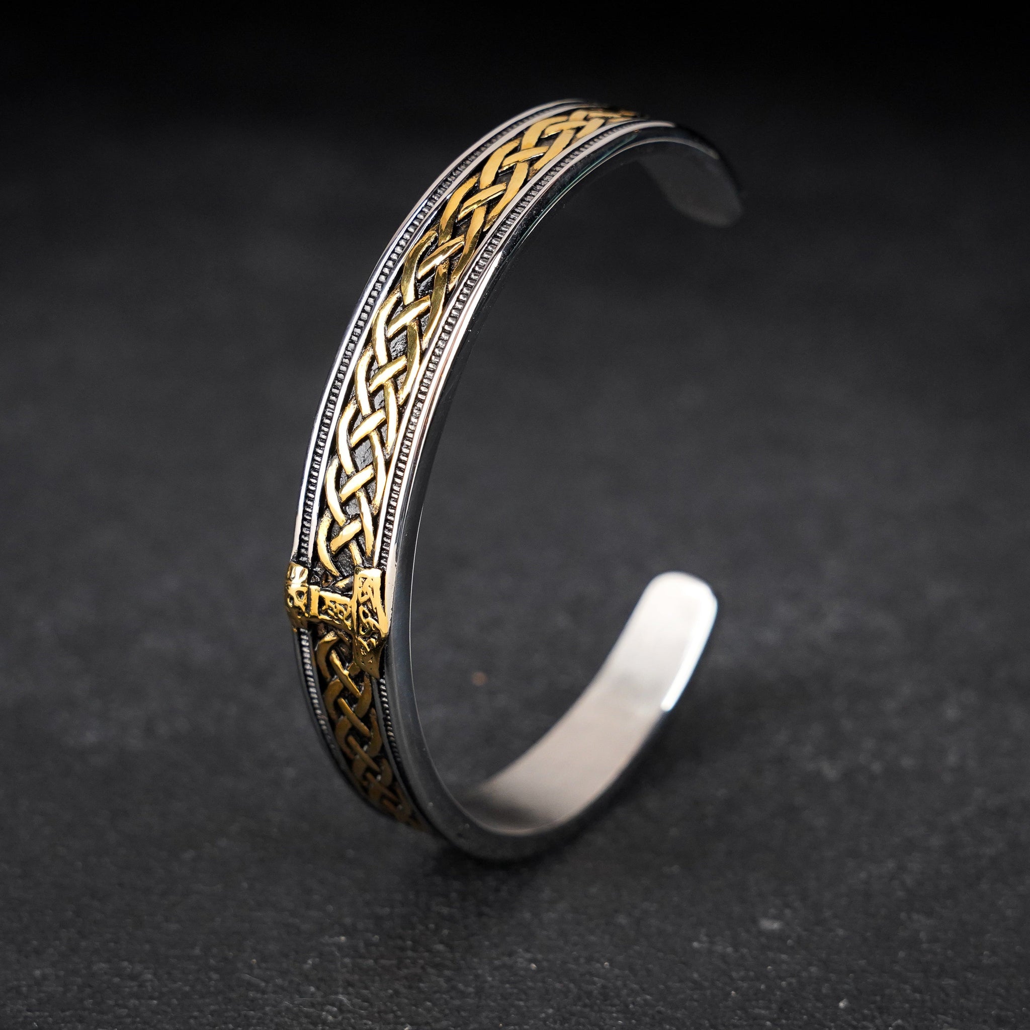 Thor Hammer Bangle, Handmade Viking Bracelets
