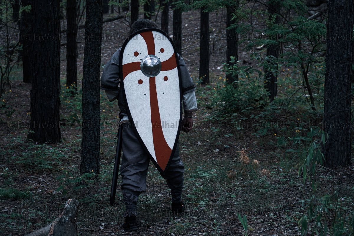 Kite shield for sale, Kite shield, handmade medieval shields