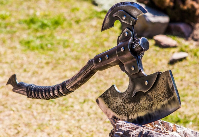 Large Butchers Axe for sale, Custom Fantasy Axe