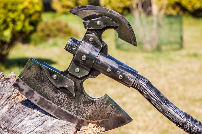 Large Butchers Axe for sale, Custom Fantasy Axe