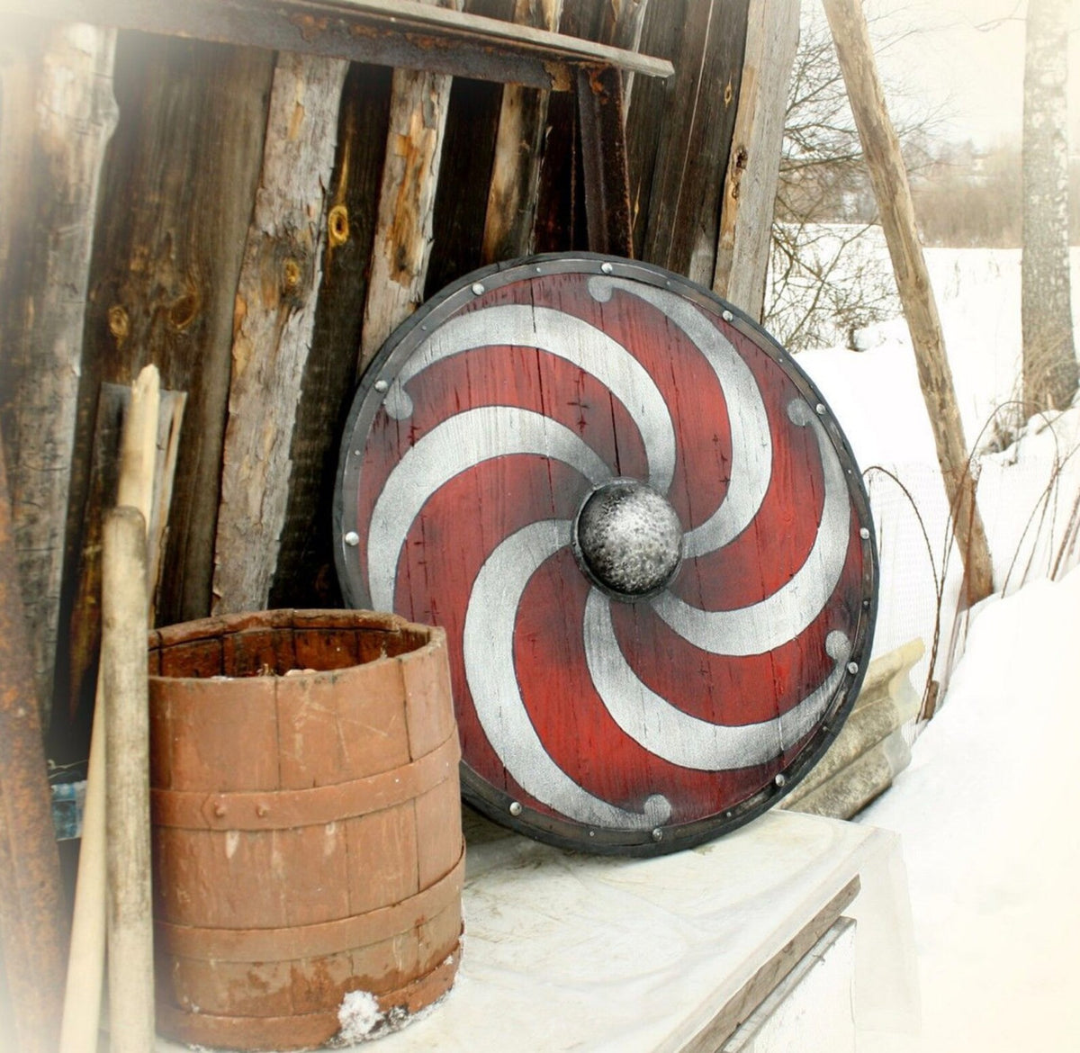 Battle ready norse shield, ValhallaWorld, handmade viking gifts ...