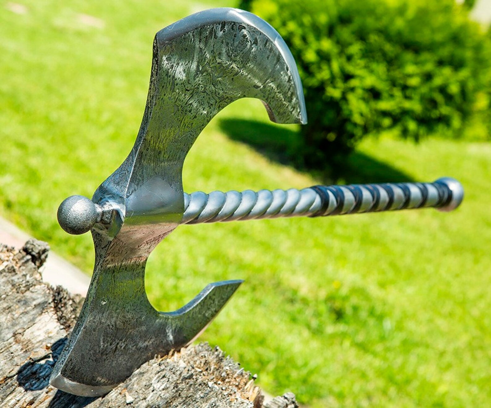 Berserker axe for sale, two handed viking axe – Valhallaworld
